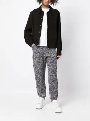 Amiri Bandana Knit Cotton Track Pants