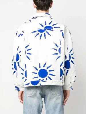 LIBERAL YOUTH MINISTRY Sun-print Denim Jacket