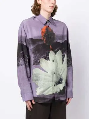 OAMC Graphic-print Button-up Shirt