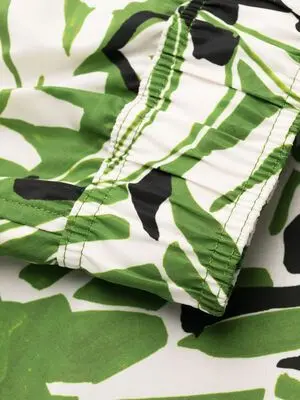 Palm Angels Floral-print Drawstring Swim Shorts