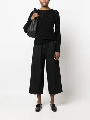 Fabiana Filippi Cropped Flared Trousers