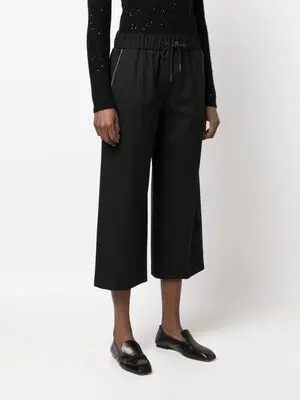 Fabiana Filippi Cropped Flared Trousers