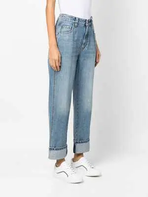 Brunello Cucinelli High-rise Straight-leg Jeans