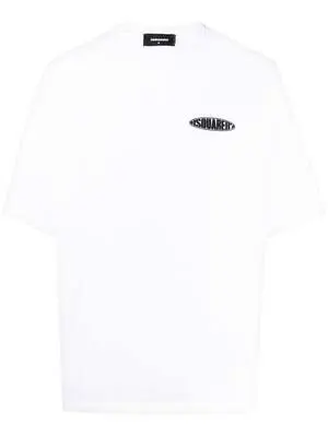 Dsquared2 Logo-print Cotton T-shirt - White