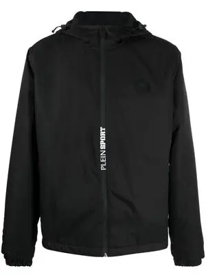 PLEIN SPORT Zip-up Hooded Jacket