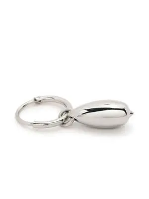 LEMAIRE Metallic-charm Hoop Earrings