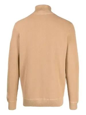 Pringle Of Scotland Half-zip Cotton Jumper