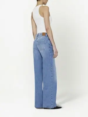ANINE BING Hugh Wide-leg Jeans - Blue