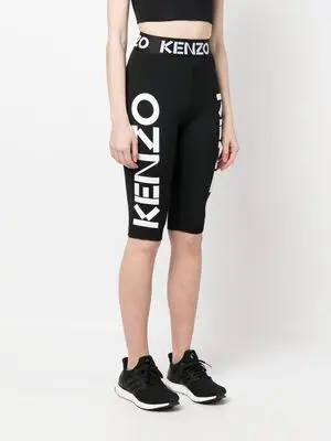 Kenzo Logo-print Knee-high Shorts