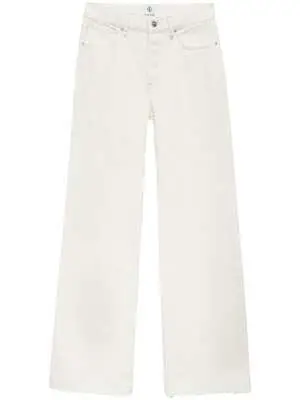 ANINE BING Hugh Wide-leg Jeans - White