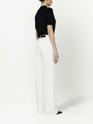 ANINE BING Hugh Wide-leg Jeans - White