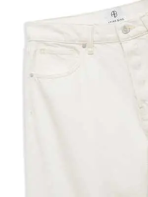 ANINE BING Hugh Wide-leg Jeans - White
