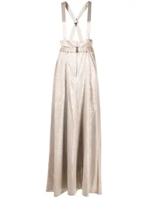 Brunello Cucinelli High-waisted Wide-leg Trousers