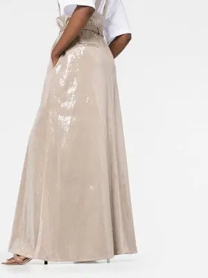 Brunello Cucinelli High-waisted Wide-leg Trousers