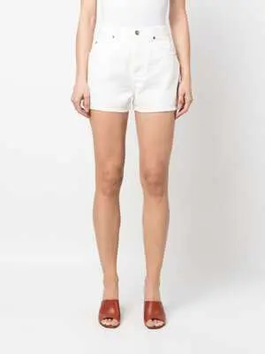 TWINSET Embroidered Denim Shorts