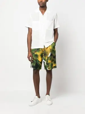 Iceberg Tropical Print Deck Shorts