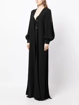 Elie Saab Cape-detail Sequined Jumpsuit