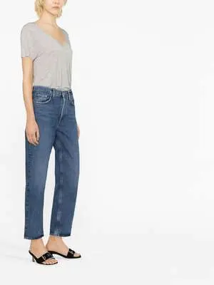 AGOLDE Cropped Straight Leg Jeans