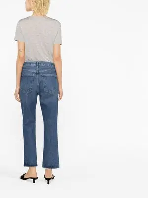 AGOLDE Cropped Straight Leg Jeans