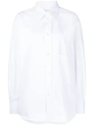 RÓHE Oversized Cotton Shirt - White