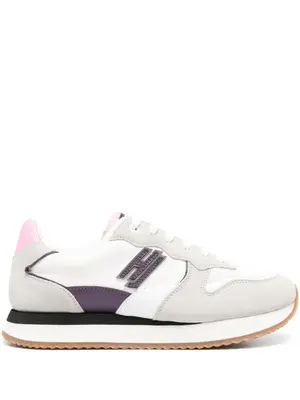 HIDE&JACK Panelled Logo-patch Sneakers