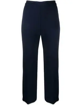 TWINSET Pearl-embellished Cropped Trousers