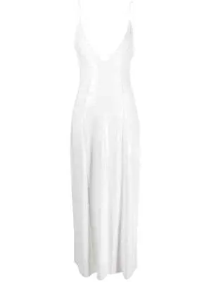 Khaite Carina Sequin Silk Dress