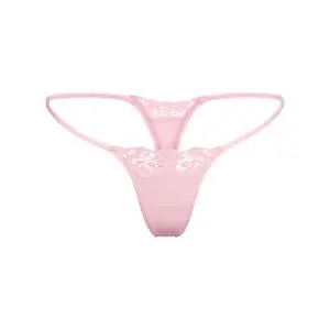 SKIMS Fits Everybody Lace String Thong Cherry Blossom