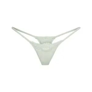 SKIMS Fits Everybody Lace String Thong - Spearmint