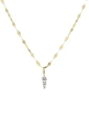Lana Jewelry 14k Gold Diamond Spike Pendant Necklace - Yellow Gold