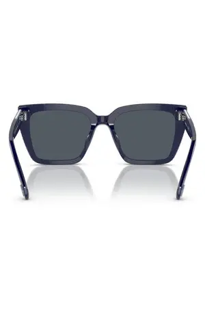 SWAROVSKI 54mm Square Sunglasses - Blue
