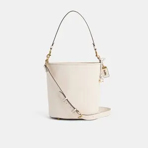 COACH Coach Restored Dakota Bucket Bag Brass/chalk