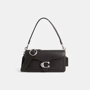 COACH Tabby Shoulder Bag 26 Silver/black