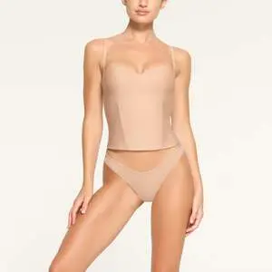 SKIMS Body Corset Clay