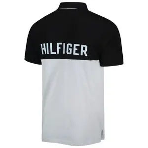 Tommy Hilfiger Black Las Vegas Raiders Color Block Polo