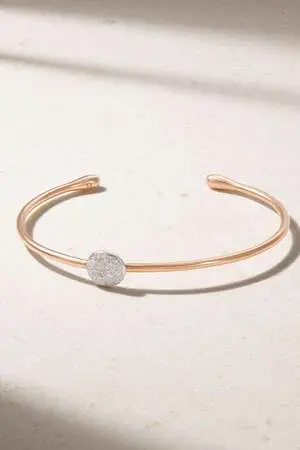 Pomellato Sabbia Rhodium-plated Diamond Cuff