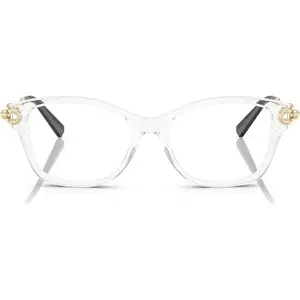 Tiffany & Co. 53mm Rectangular Eyeglasses - Crystal/demo Lens