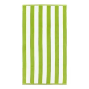 KASSATEX Cabana Stripe Beach Towel - Lime