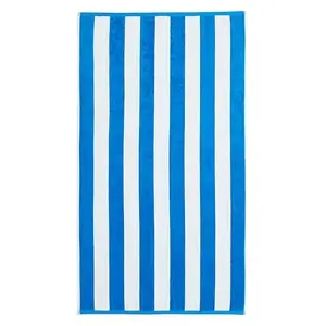 KASSATEX Cabana Stripe Beach Towel - Royal Blue
