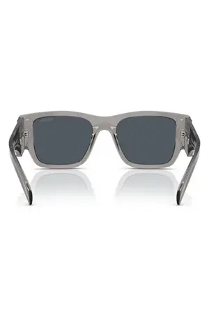 Prada 55mm Square Sunglasses - Dark Grey