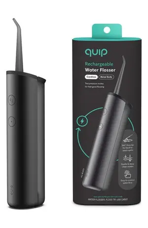 QUIP Rechargeable Water Flosser - Black
