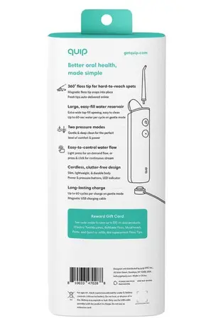 QUIP Rechargeable Water Flosser - Copper