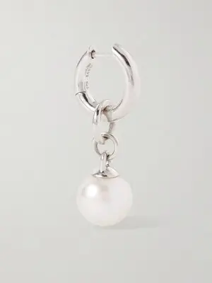 MAOR M. Cohen Tisha Sterling Single Hoop Earring With Pearl