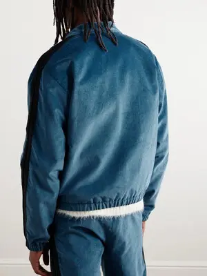 Marni Two-tone Cotton-corduroy Track Jacket