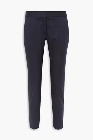 Stella McCartney Vivian Wool-twill Tapered Pants - Midnight Blue