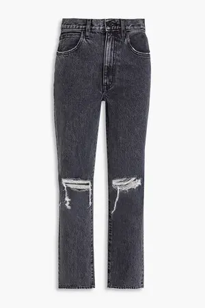 Women's Distressed Ankle Jeans