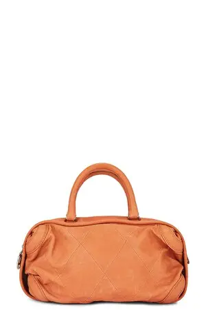 Chanel Caviar Bowling Bag - Brown