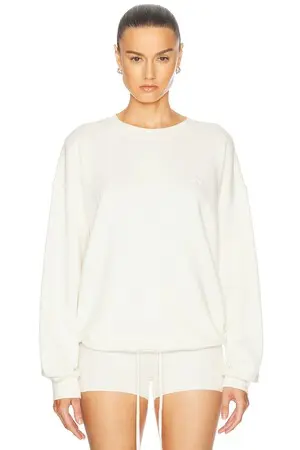 Eterne Oversized Crewneck Sweatshirt - Cream