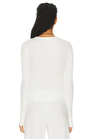 Eterne Long Sleeve Thermal Top - Ivory