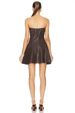 Norma Kamali Strapless Grace Mini Dress